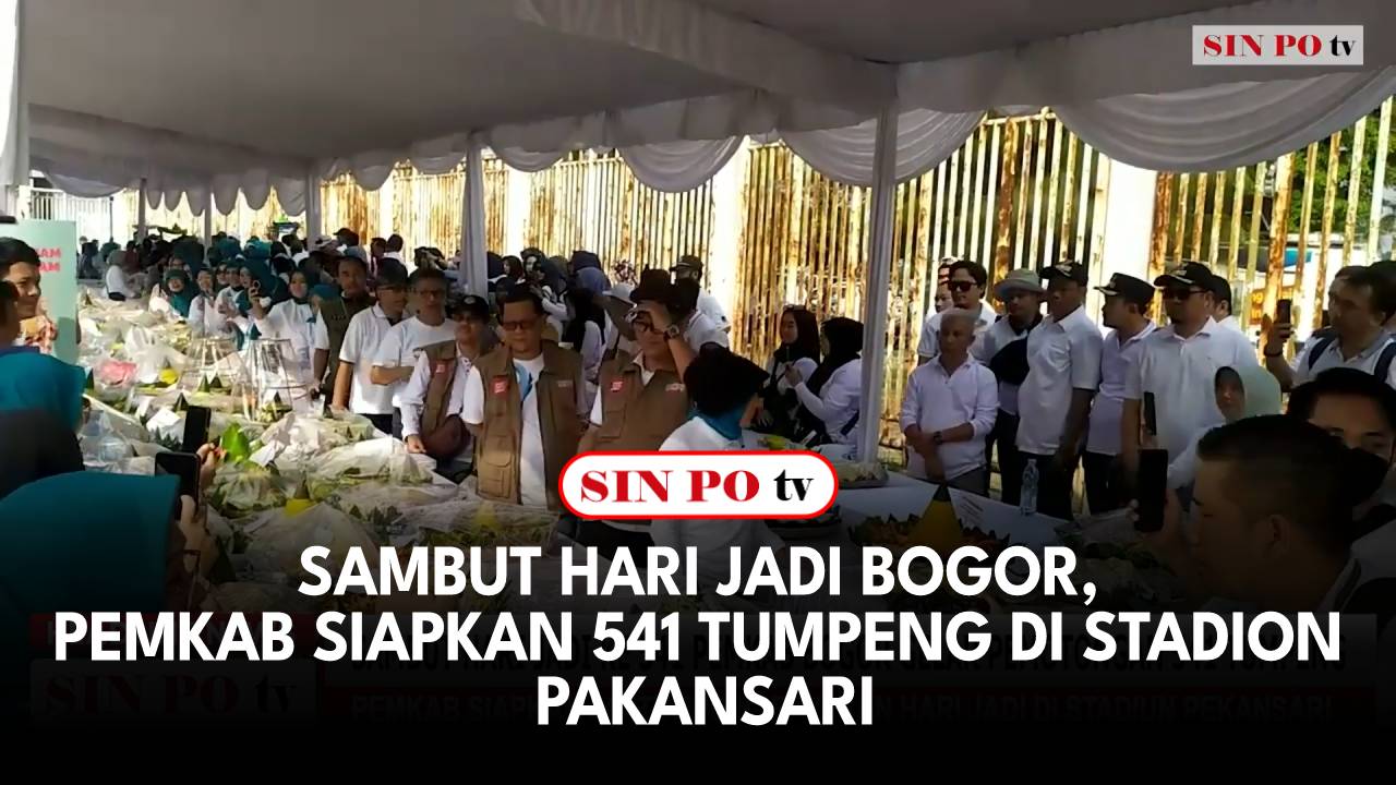 Sambut Hari Jadi Bogor, Pemkab Siapkan 541 Tumpeng Di Stadion Pakansari