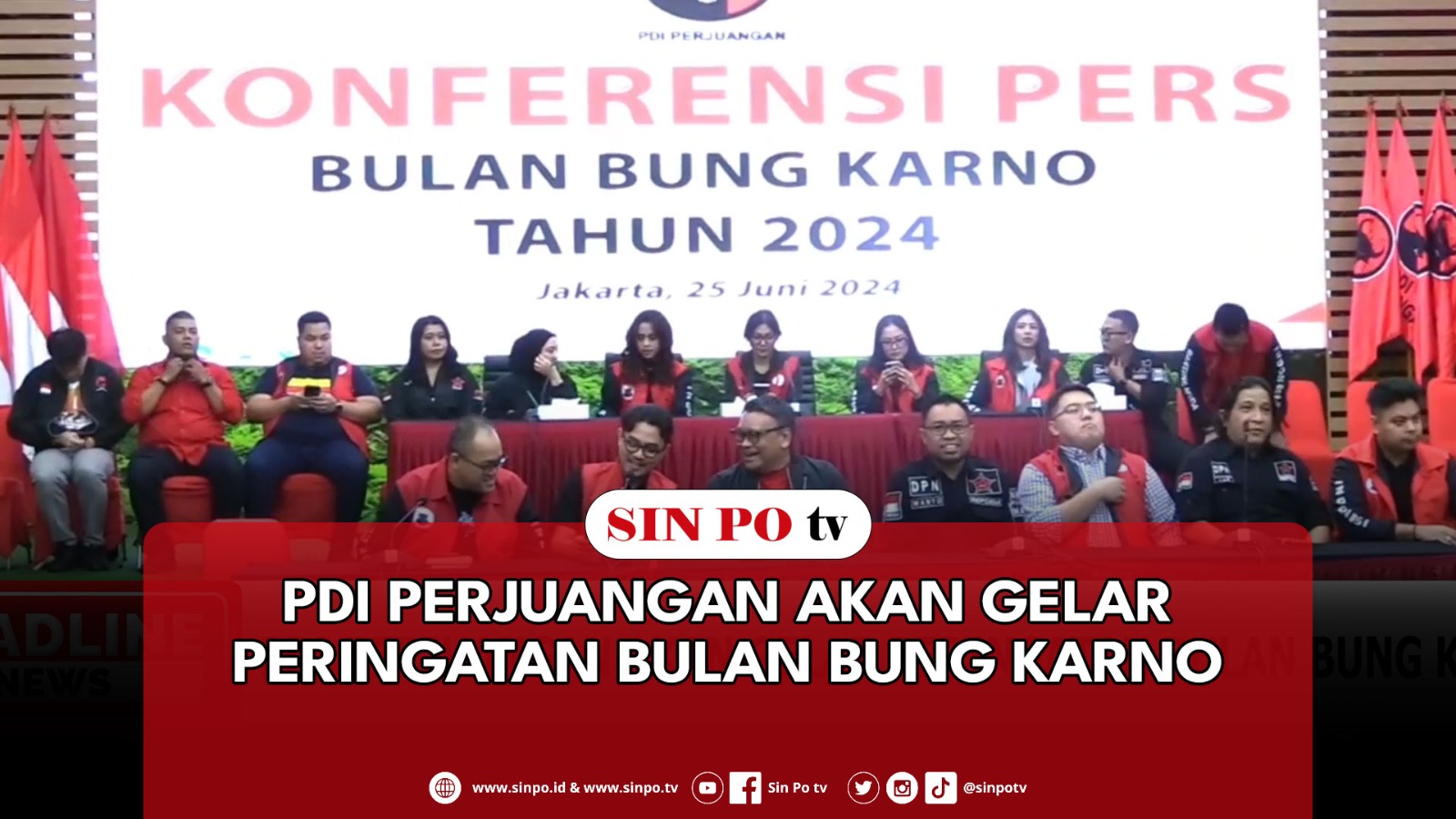 PDI Perjuangan Akan Gelar Peringatan Bulan Bung Karno PDI Perjuangan Akan Gelar Peringatan Bulan Bung Karno