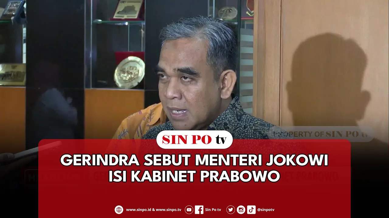 Gerindra Sebut Menteri Jokowi Isi Kabinet Prabowo Gerindra Sebut Menteri Jokowi Isi Kabinet Prabowo